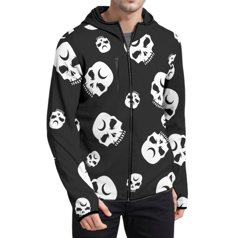 Men's Skulls Stylish Hoodie with Thumb Hole Design – Everything Skull ...