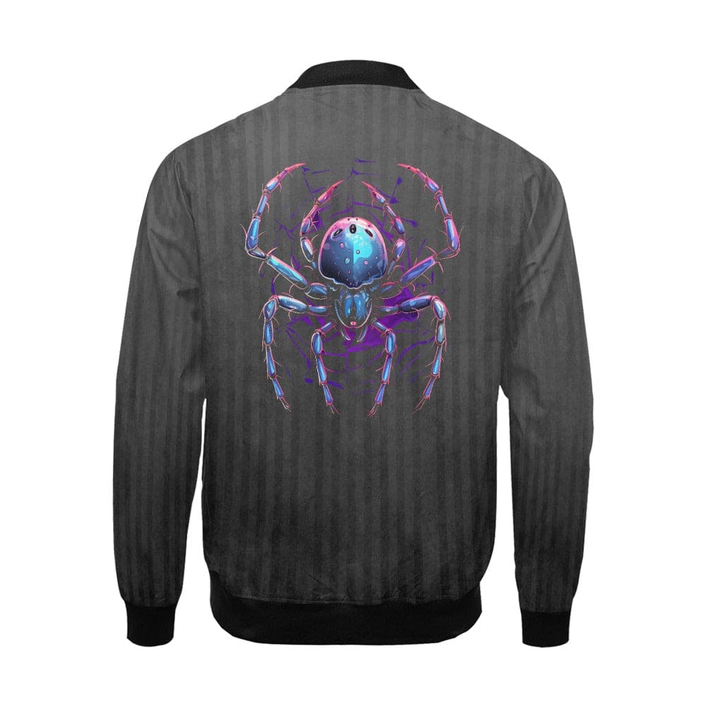 Men's Gothic Black Pattern With Spider Jacket – Everything Skull ...