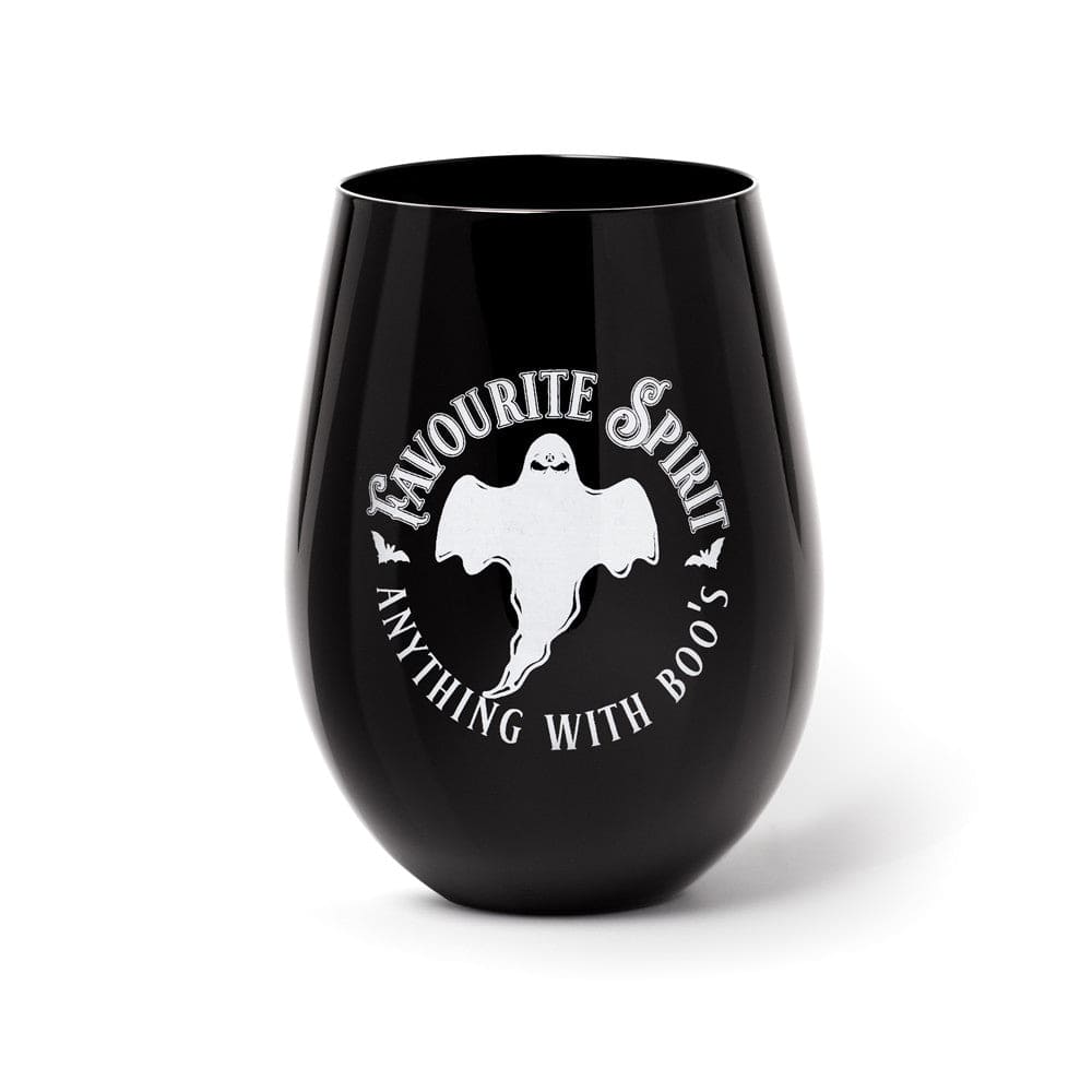 Favourite Spirit Anything With Boo's Wine Glass – Everything Skull ...
