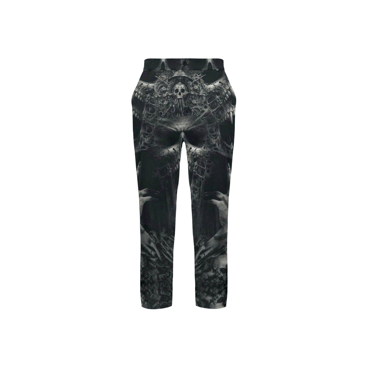 Skull Black Casual Pants For Men – Everything Skull Clothing ...