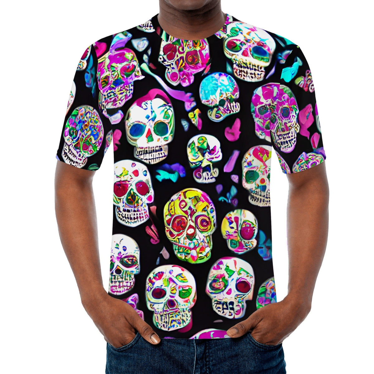 Men's Bright Skulls Short Sleeve T-shirts – Everything Skull Clothing ...