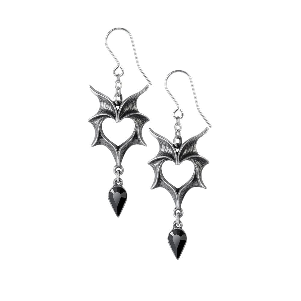 Love Bats Forming A heart Shape Earrings – Everything Skull Clothing ...