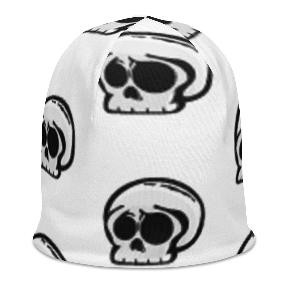 Skull Head All-Over Print Beanie – Everything Skull Clothing ...