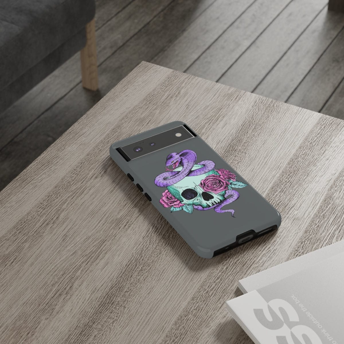 Skull Snake Floral Cell Phone Tough Cases – Everything Skull Clothing ...